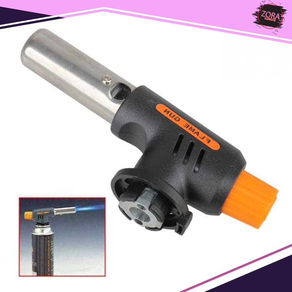 Jual Pematik dan Kepala Gas Kaleng Portable Firetric Flame Gun Portable Gas Torch - 807 | Shopee ...