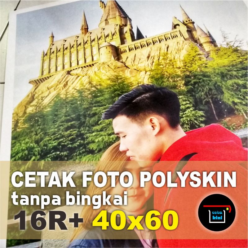 Jual Cetak Foto Photo Semi Kanvas Canvas Polyskin 16R Plus Tanpa ...