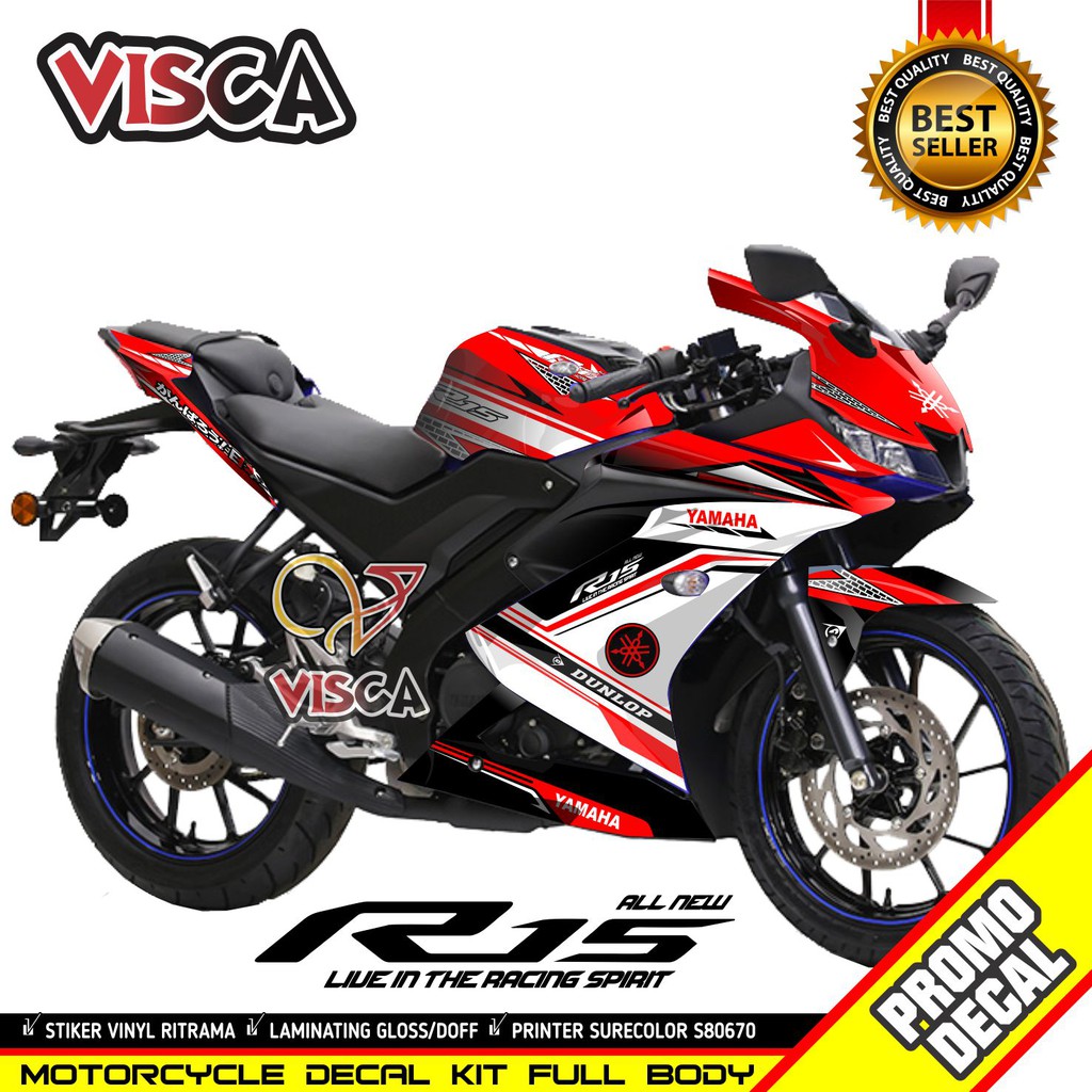 Jual (COD) Decal R15 V3 Full Body Keren Stiker R15 V3 Full Body Keren ...