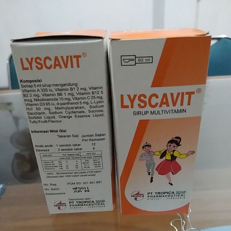 Jual Lyscavit Sirup 60ml - Multivitamin | Shopee Indonesia