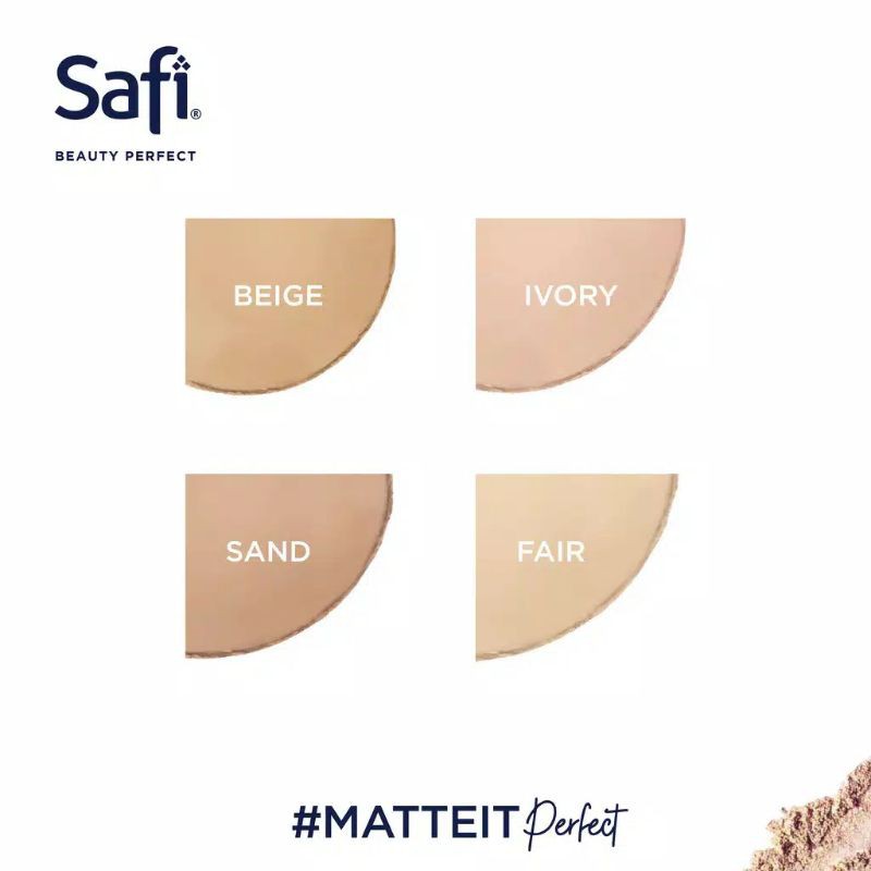 Jual Safi Beauty Perfect Poreless Foundation Powder | Shopee Indonesia