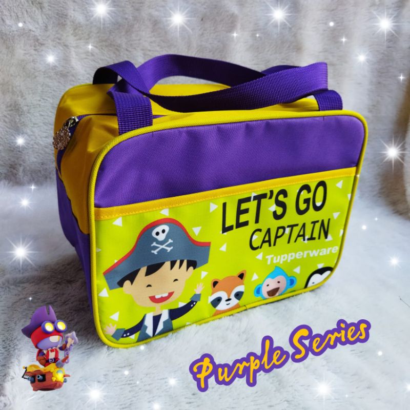Jual Tas Captain Oyster Tuppeeware ( Zipper bunga es ) | Shopee Indonesia