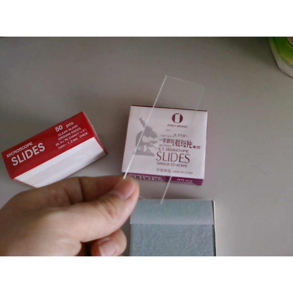 Jual kaca preparat slide mikroskop satuan | Shopee Indonesia
