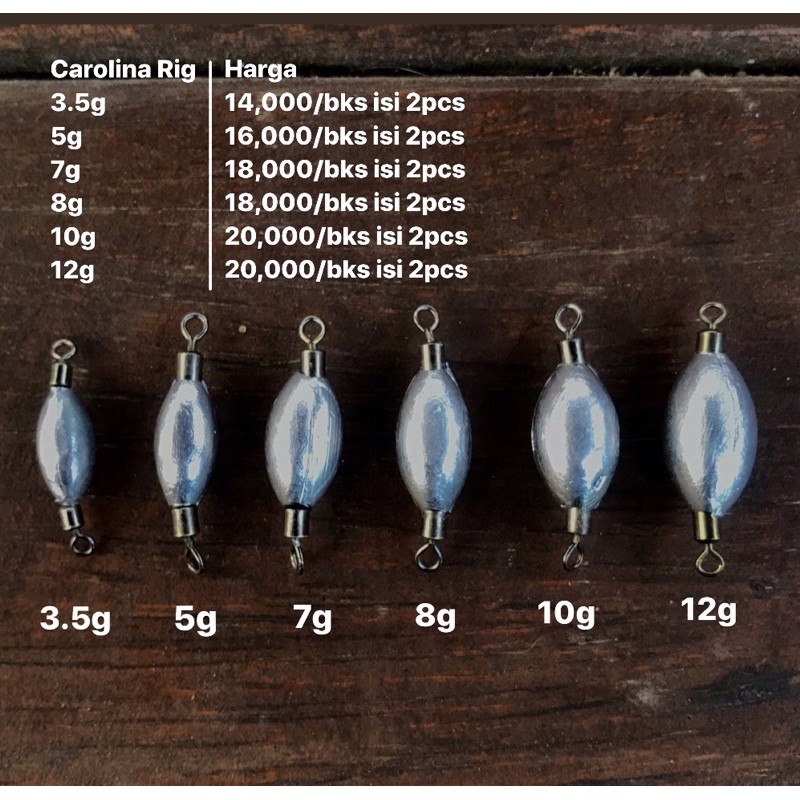 Jual Carolina / karolina / timah karolina rig | Shopee Indonesia