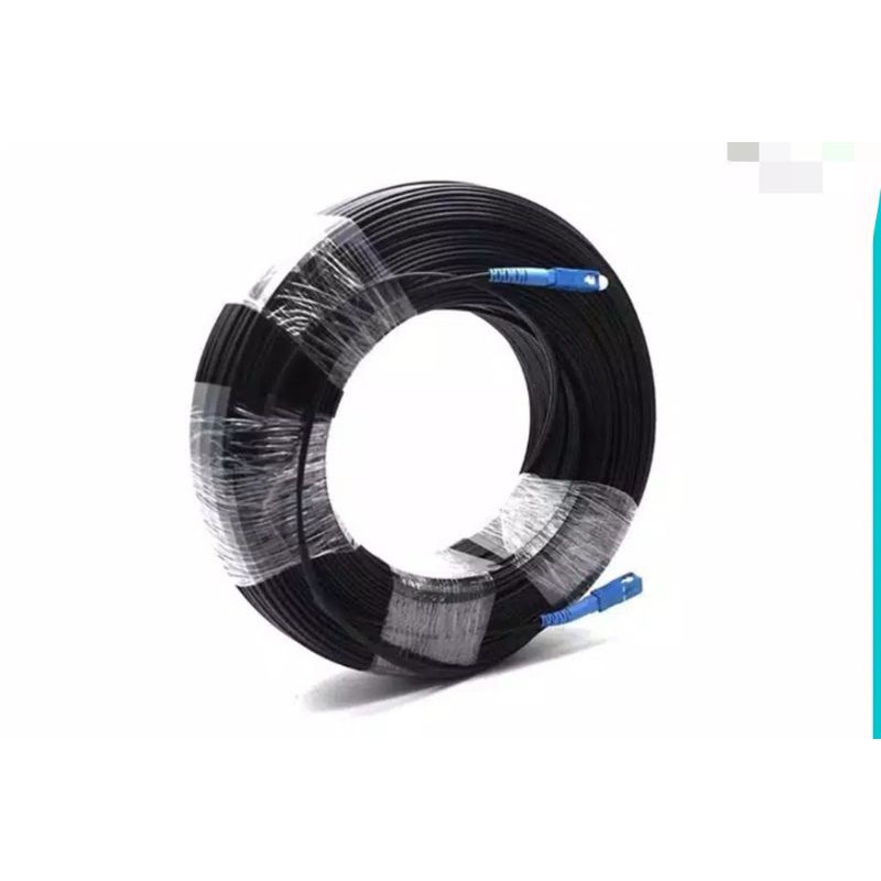 Jual Kabel Fiber Optik 250 Meter SC UPC Precon 250m 1core Fiber Optic ...