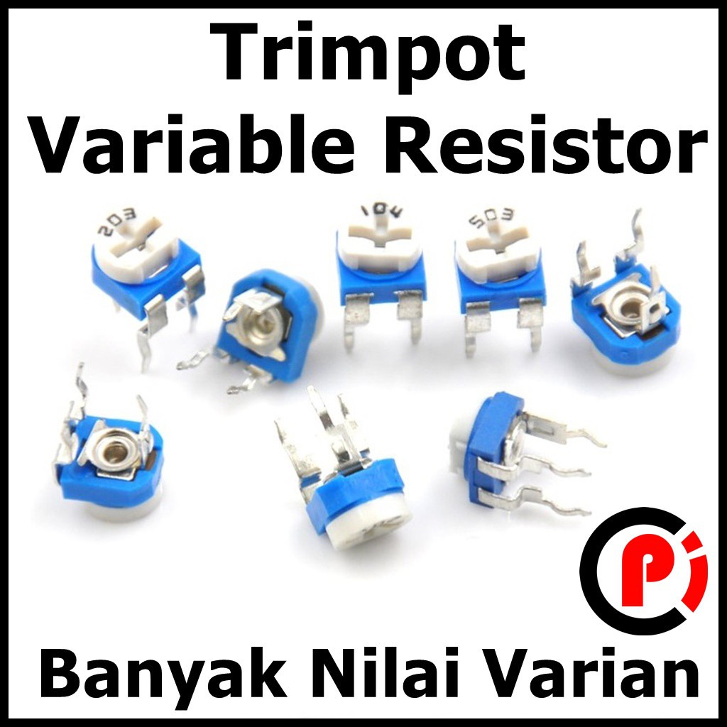 Jual VR Variable Resistor Trimpot Vertical Banyak Nilai Varian | Shopee ...