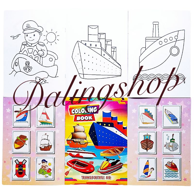 Jual BUKU MEWARNAI ANAK / COLORING BOOK / BUKU UKURAN JUMBO | Shopee ...