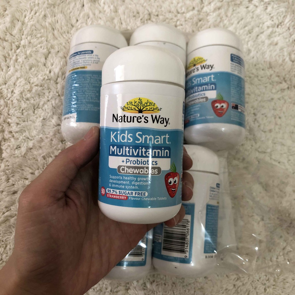 Jual Nature Way Kids Multivitamin Probiotics Chew 50'S | Shopee Indonesia