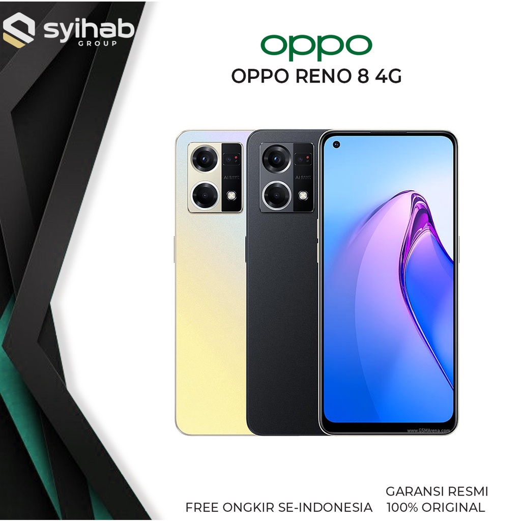 Jual Oppo Reno 8 4G 8/256GB - Garansi 1 Tahun | Shopee Indonesia