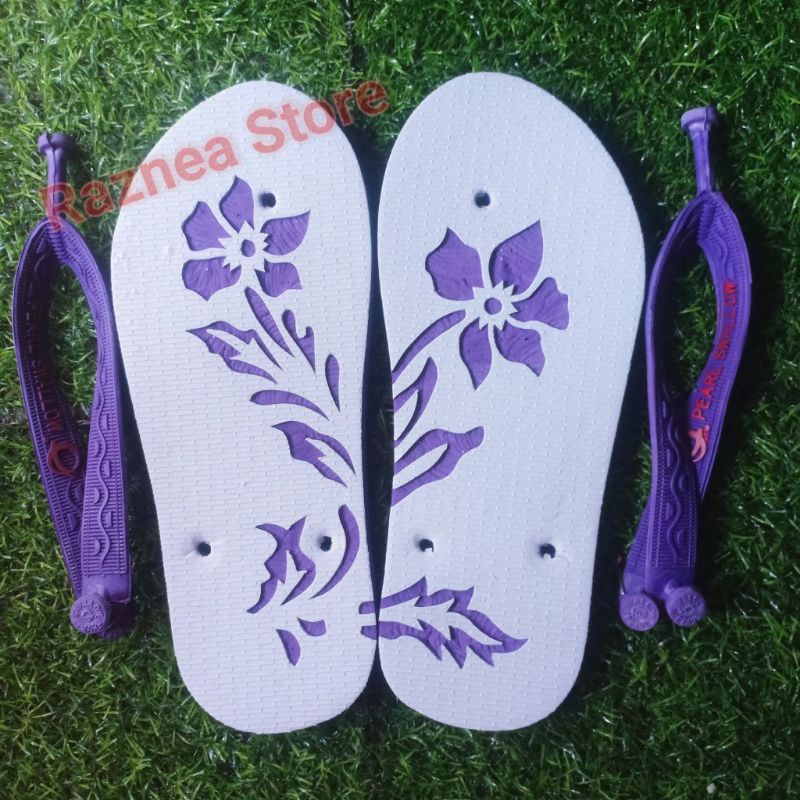 Jual Sandal ukir bunga sandal costum | Shopee Indonesia