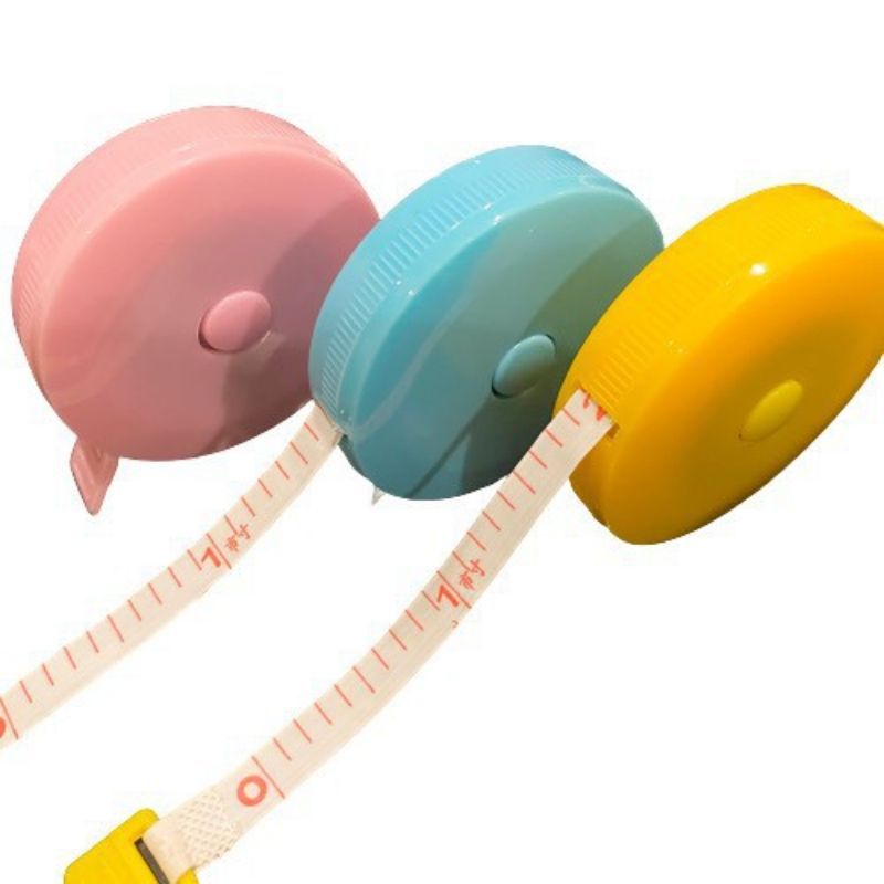 Jual METERAN GULUNG PUTAR 150CM WARNA / ALAT UKUR LINGKAR PERUT ...