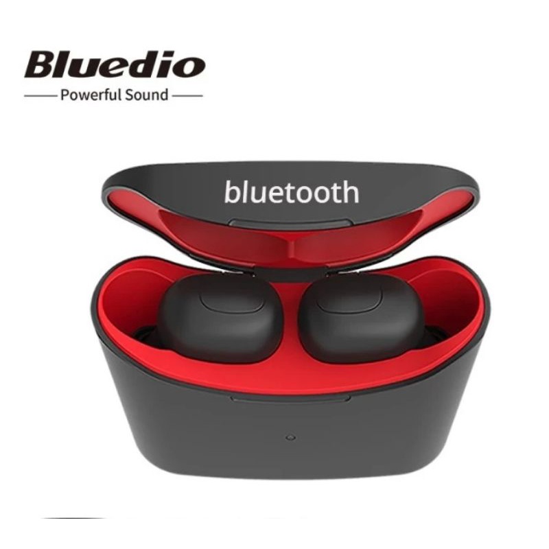 Jual Headset TWS Bluedio T Elf Bluetooth 5.0(Merah) | Shopee Indonesia