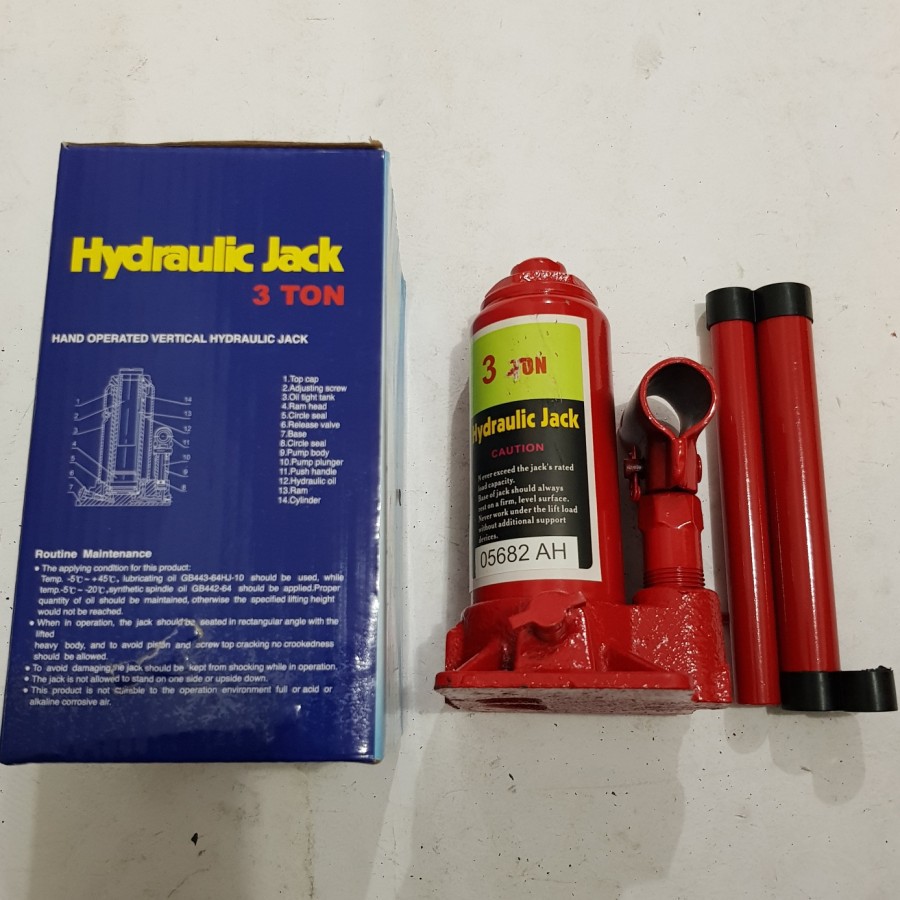 Jual PROMOOO!!! Universal Bottle Hydraulic Jack Dongkrak Mobil Hidrolik ...