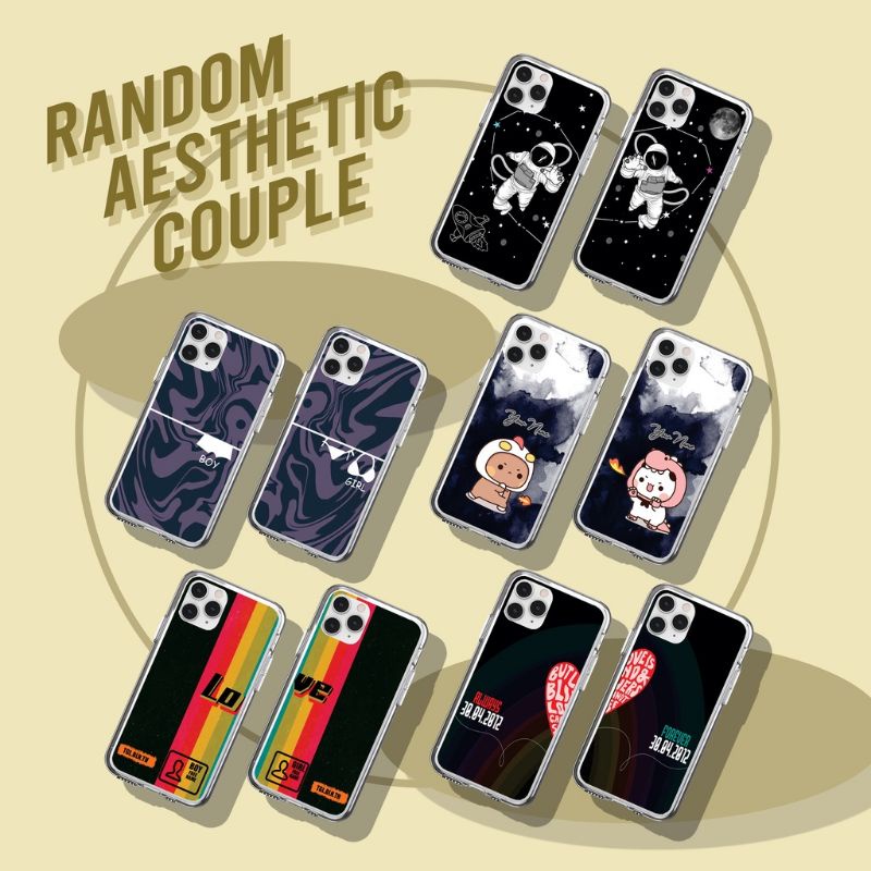 Jual RANDOM AESTHETIC COUPLE ANTICRACK CASE | Shopee Indonesia