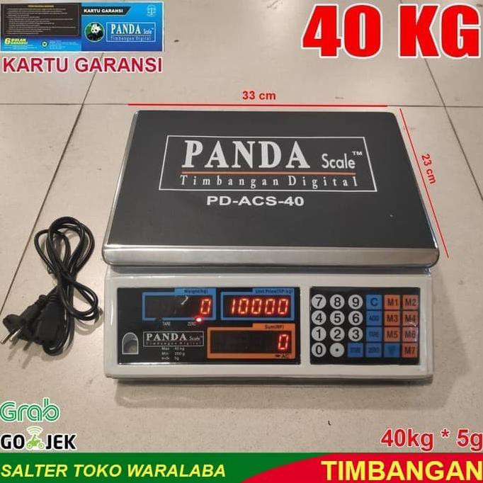 Jual Timbangan Digital / Timbangan laundry Paket Barang Sembako 40kg ...