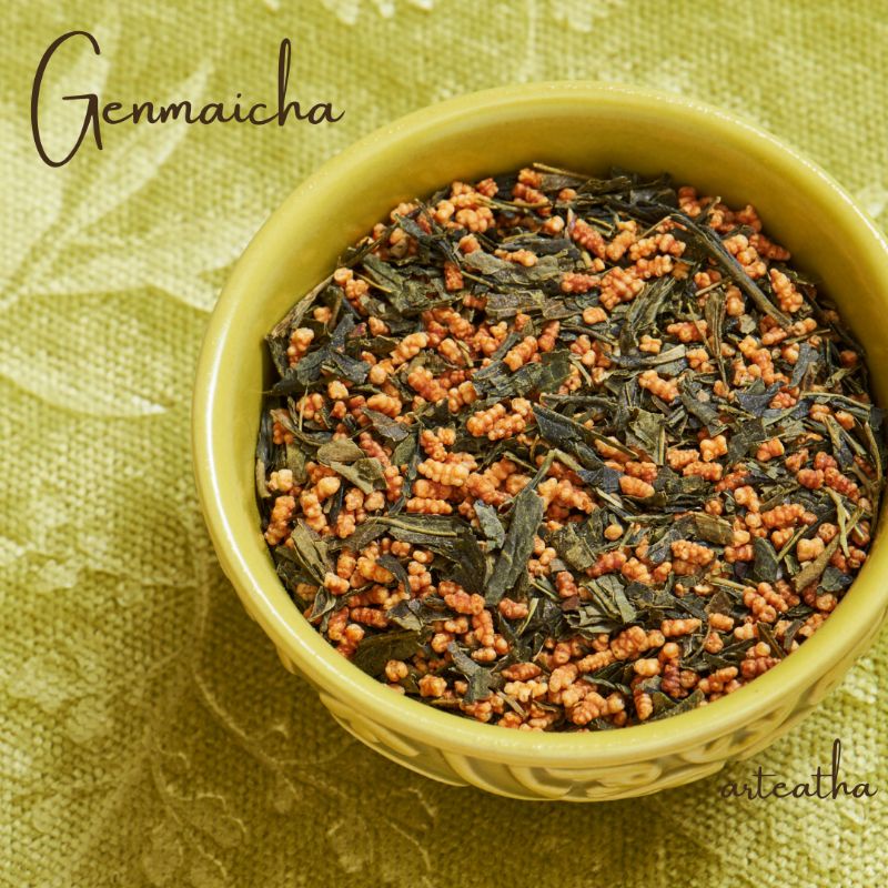 Jual Genmaicha - Premium organik green tea Genmaicha/roasted brown rice ...