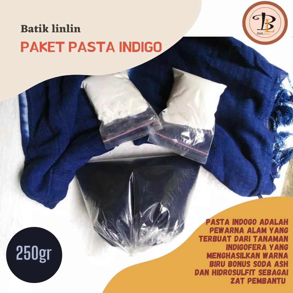 Jual PASTA INDIGOFERA GRATIS HIDROSULFITDAN SODA ABU | Shopee Indonesia
