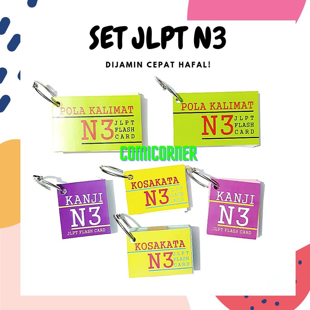 Jual Flash Cards SET JLPT N3 Bahasa Jepang | Shopee Indonesia