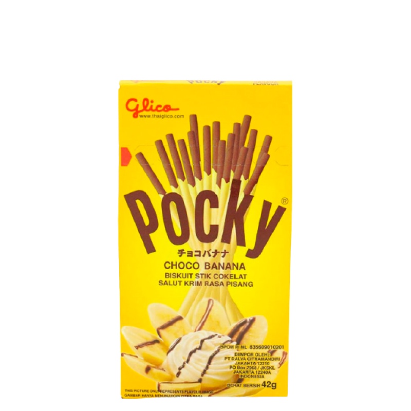 Jual Glico Pocky Biskuit Stik Choco Banana 42 gr | Shopee Indonesia