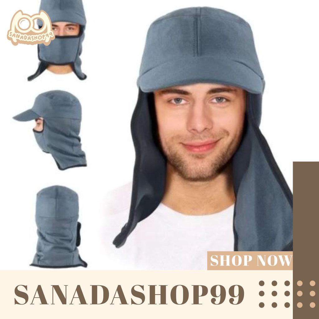 Jual (TP19) Topi Jepang Topi Pancing Topi Masker Samping Topi Petani ...