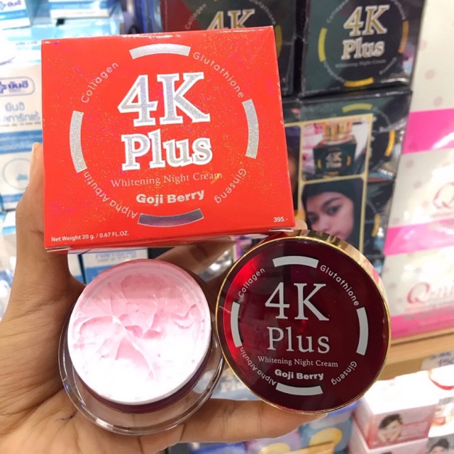 Jual [PO] 4K Plus Whitening Night Cream Goji Berry | Shopee Indonesia