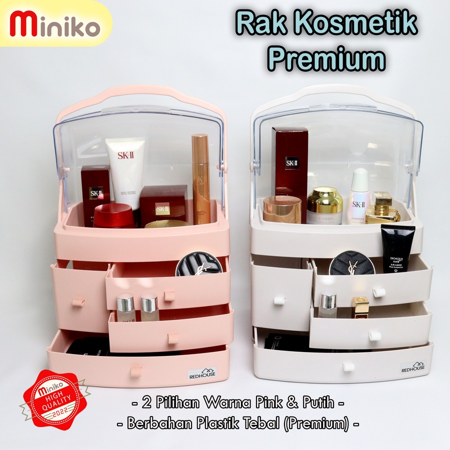 Jual Rak Kosmetik Premium Rak Make Up Box Storage Makeup Cosmetic ...