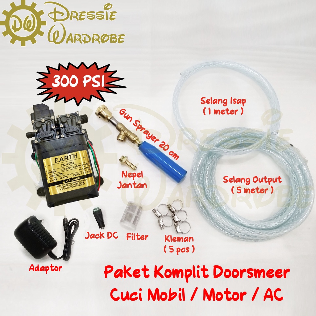 Jual Paket Komplit Siap Pakai Doorsmeer Motor Mobil AC Portable Jet ...