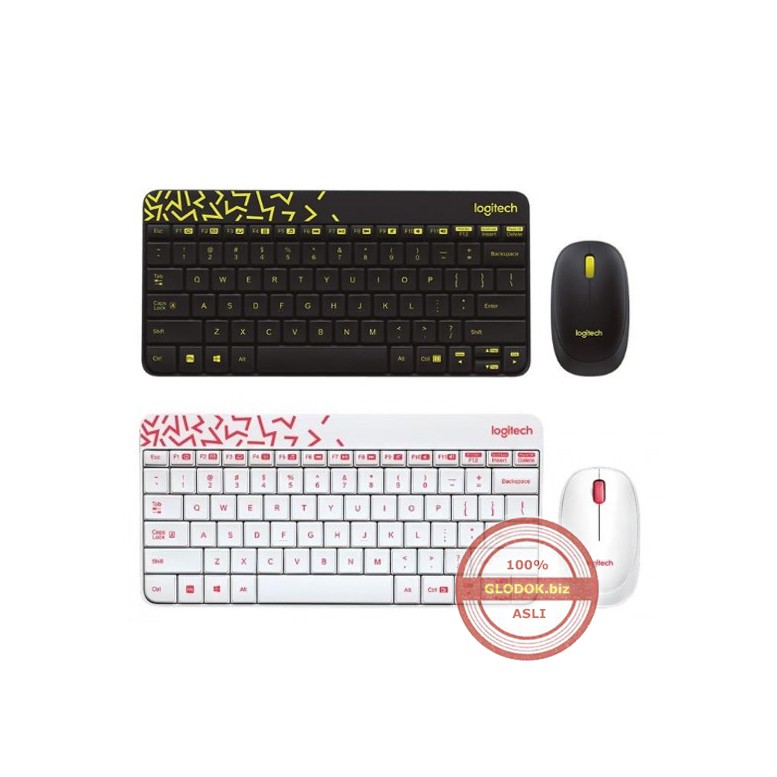 Jual Logitech MK240 Nano Wireless Combo Keyboard + Mouse (Black/White ...