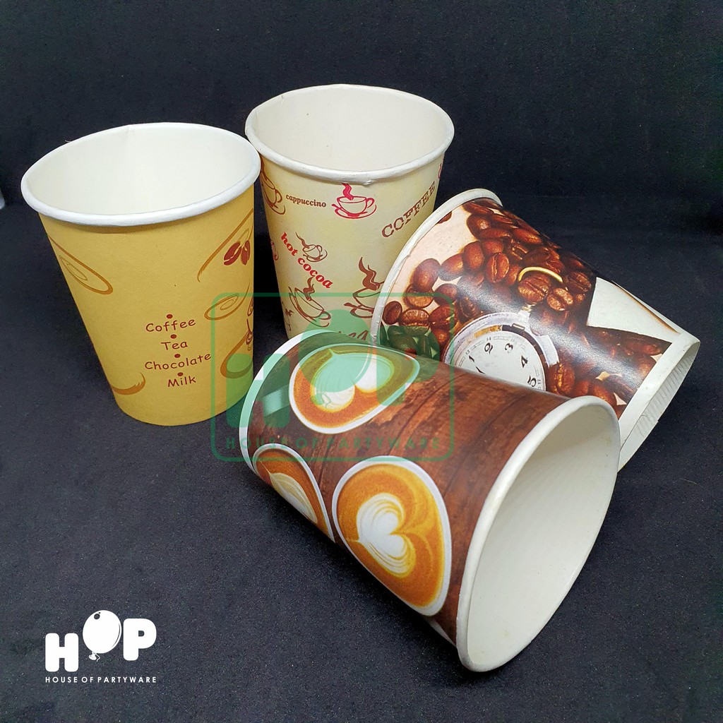 Jual Paper Cup Motif / Gelas Kertas / Gelas Kopi Teh Anti Panas 8 Oz isi 50 pcs | Shopee Indonesia