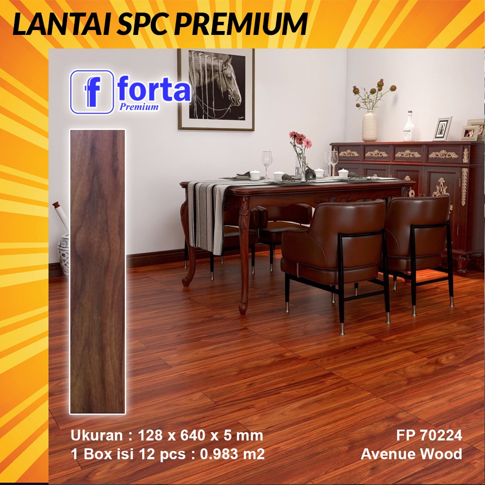 Jual Lantai SPC Plank Motif Kayu Murah Merk Envara Floors Click System | Shopee Indonesia
