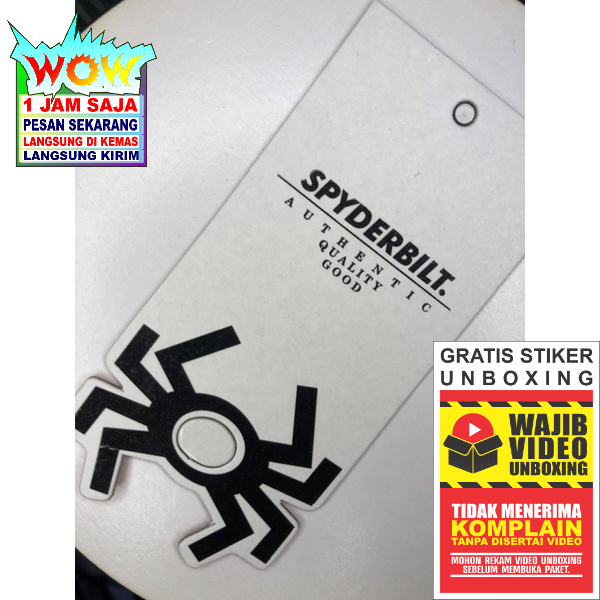 Jual SPYDERBILT LABEL TAG HANGTAG SUPER PREMIUM CO 1X DI KIRIM 600PCS ...