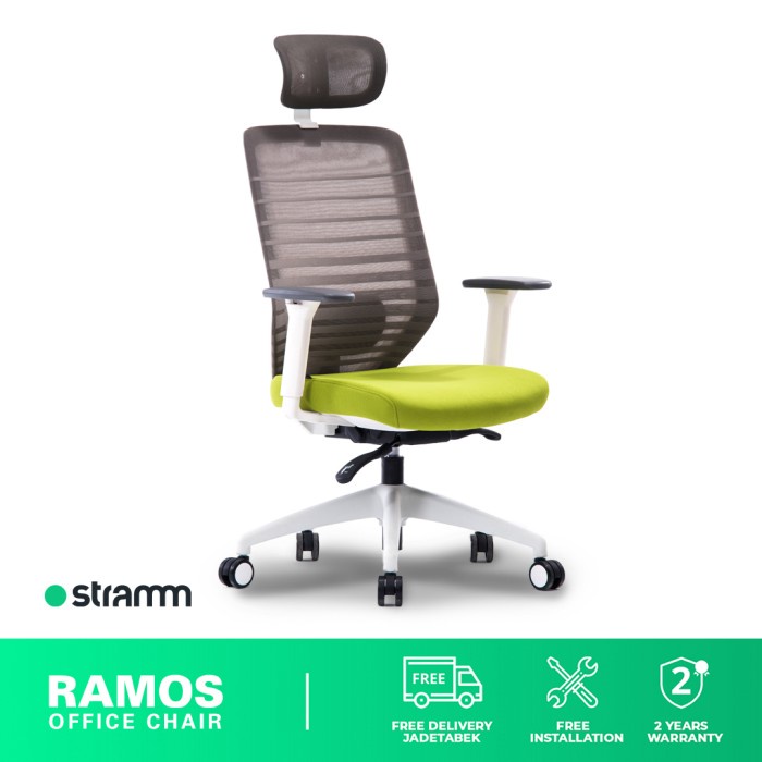 Jual Kursi Kerja Ergonomis Stramm Ramos I | Shopee Indonesia
