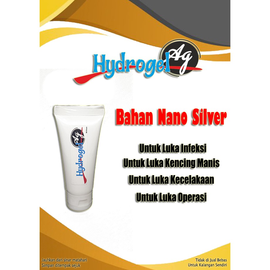 Jual HydroGel Silver Ag 50 Gram / Gel Silver / Antibakteri / Obat Luka ...