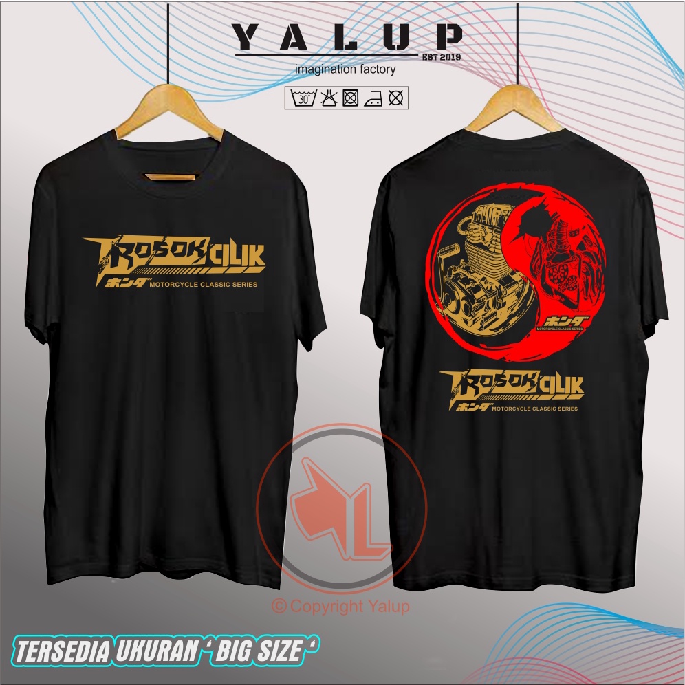 Jual KAOS ROSOK CILIK ORIGINAL NEW PRODUK CLASSIC RACING / KAOS HONDA ...