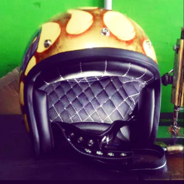 Jual Busa custom kulit helm robot bogo retro klasik jpn ink kyt ...