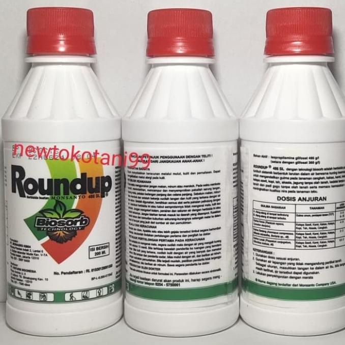 Jual JUAL!JUAL! herbisida ROUNDUP 456SL 200 ml racun rumput glifosat ...