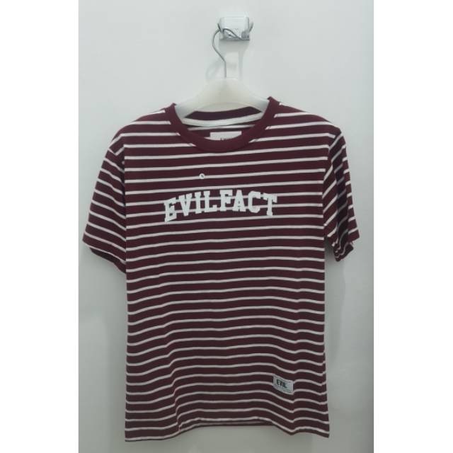 Jual EVIL ARMY "LOGO BOLD BURGUNDY#1" T-SHIRT HOOPS BANJARBARU | Shopee ...