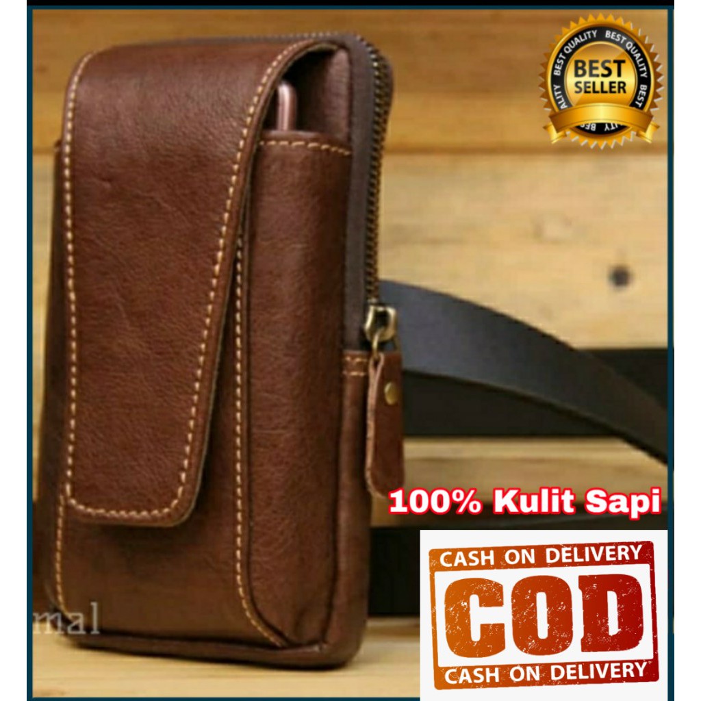 Jual Sarung HP Pria Kulit Asli - Dompet HP Polos Simple - Tempat Hp Kulit asli SHP01 | Shopee ...