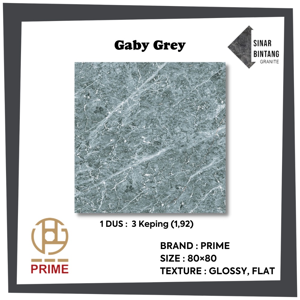 Jual Granit 80X80 | Granit Lantai Gaby Grey PRIME | Shopee Indonesia