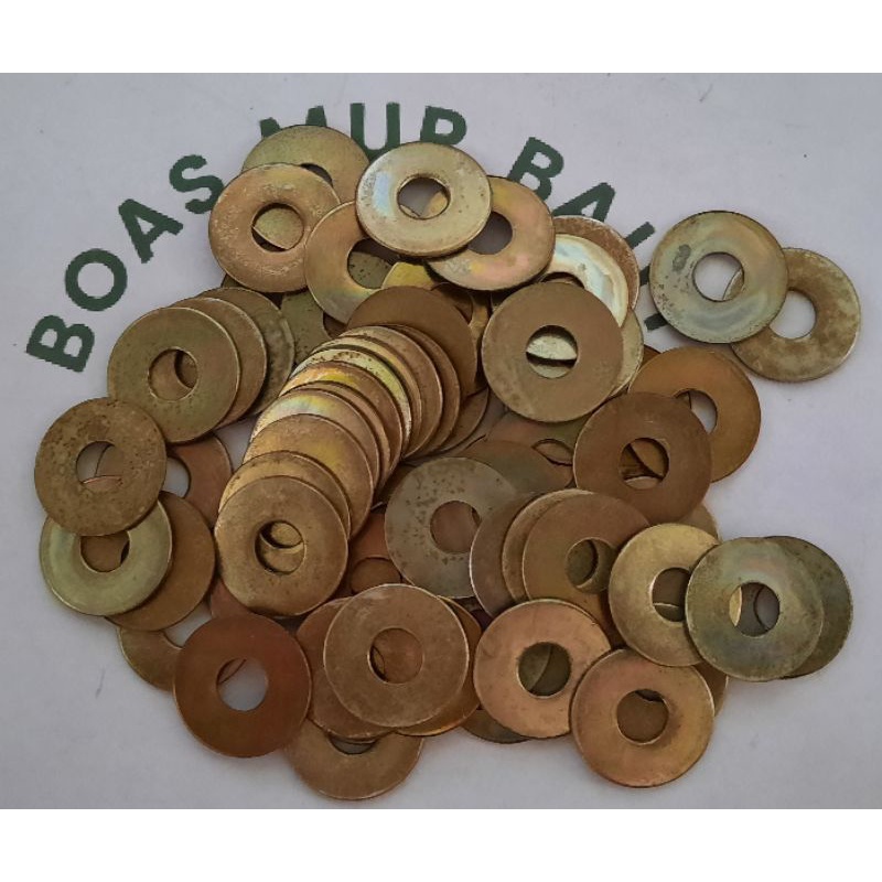 Jual Ring plat 6x17 / ring kuning / ring baut / ringplat / isi 50 ...