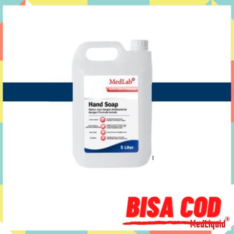 Jual Medlab Hand Soap Sabun Cuci Tangan Konsentrat 5 Liter - 500 ML ...