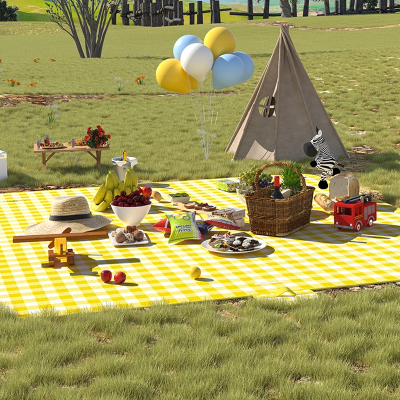 Jual Tikar Piknik Tikar Tebal Waterproof Lipat Tahan Air Ukuran 1 x 1,5 ...