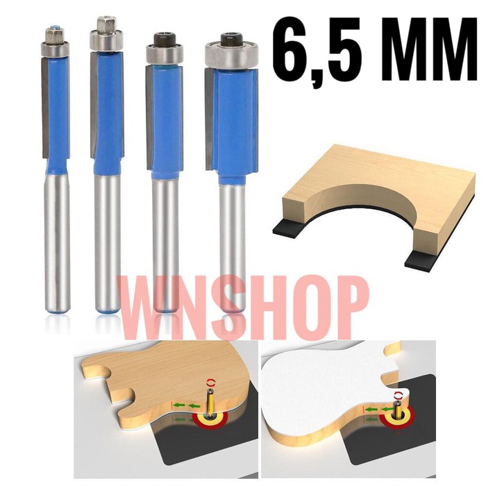 Jual Mata Router Trimmer Flush Trim untuk HPL PVC Edging 6 MM | Shopee ...