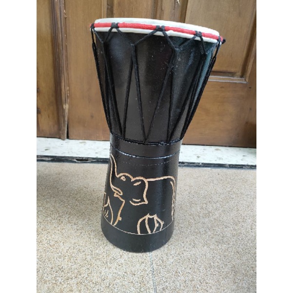 Jual tifa gambar gajah/cicak anak T.30/ alat musik papua | Shopee Indonesia