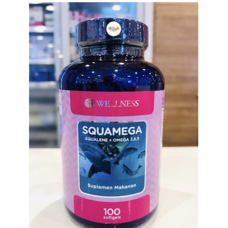 Jual Wellness Squamega (Squalene & Omega 3,6,9) - 100 Softgel ( KEMASAN ...
