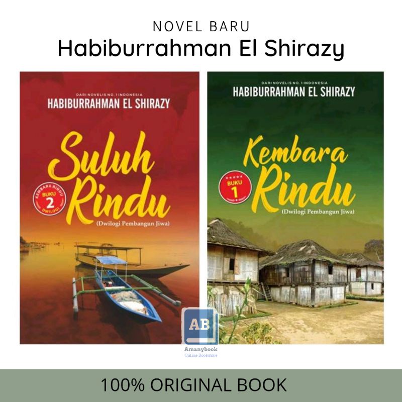 Jual Novel Suluh Rindu & Kembara Rindu - Habiburrahman El Shirazy (100% ...