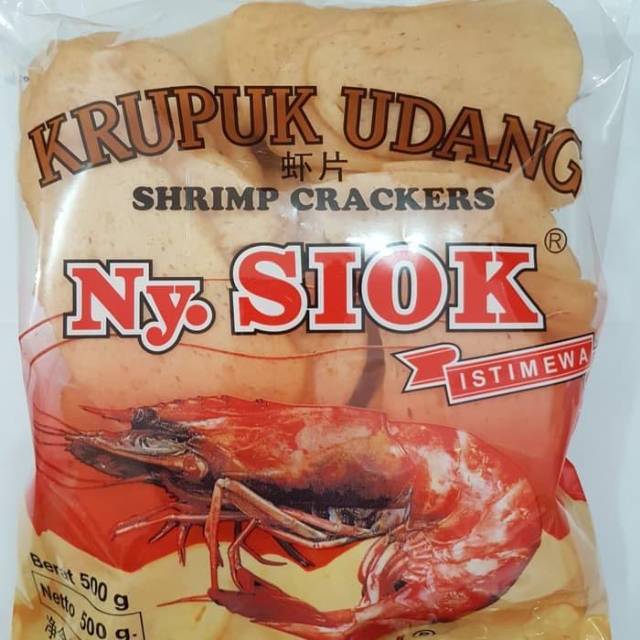Jual kerupuk nyonya siok oval 500gr | Shopee Indonesia