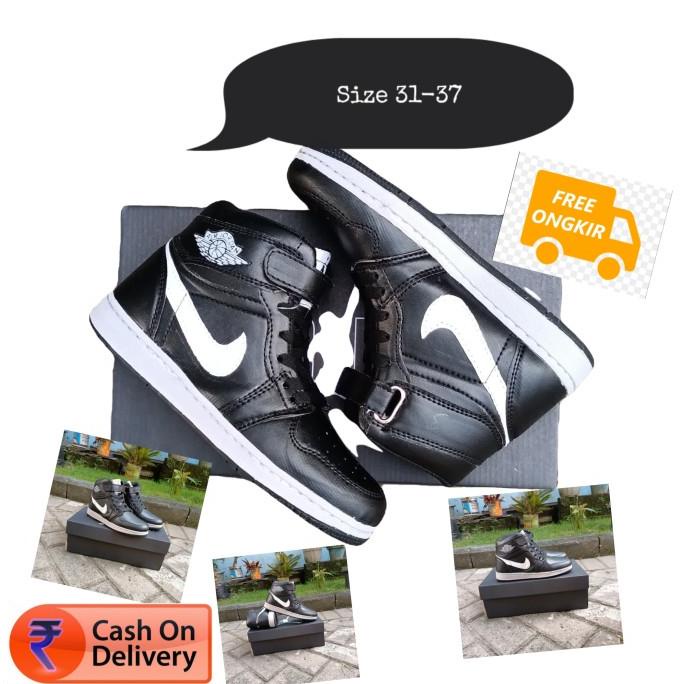 Jual TERBAIK SEPATU ANAK SEPATU ANAK NIKE JORDAN HITAM PUTIH ANAK ...