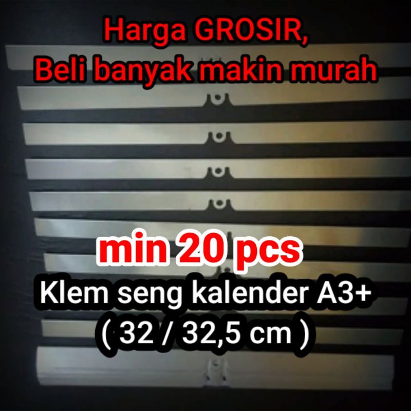 Jual Klem kalender 32cm dan 32,5cm - Seng kalender - Penjepit kalender ...