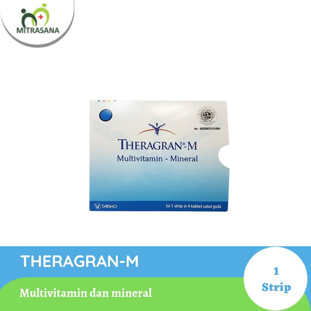 Jual Theragran-M 4's MULTIVITAMIN-MINERAL | Shopee Indonesia